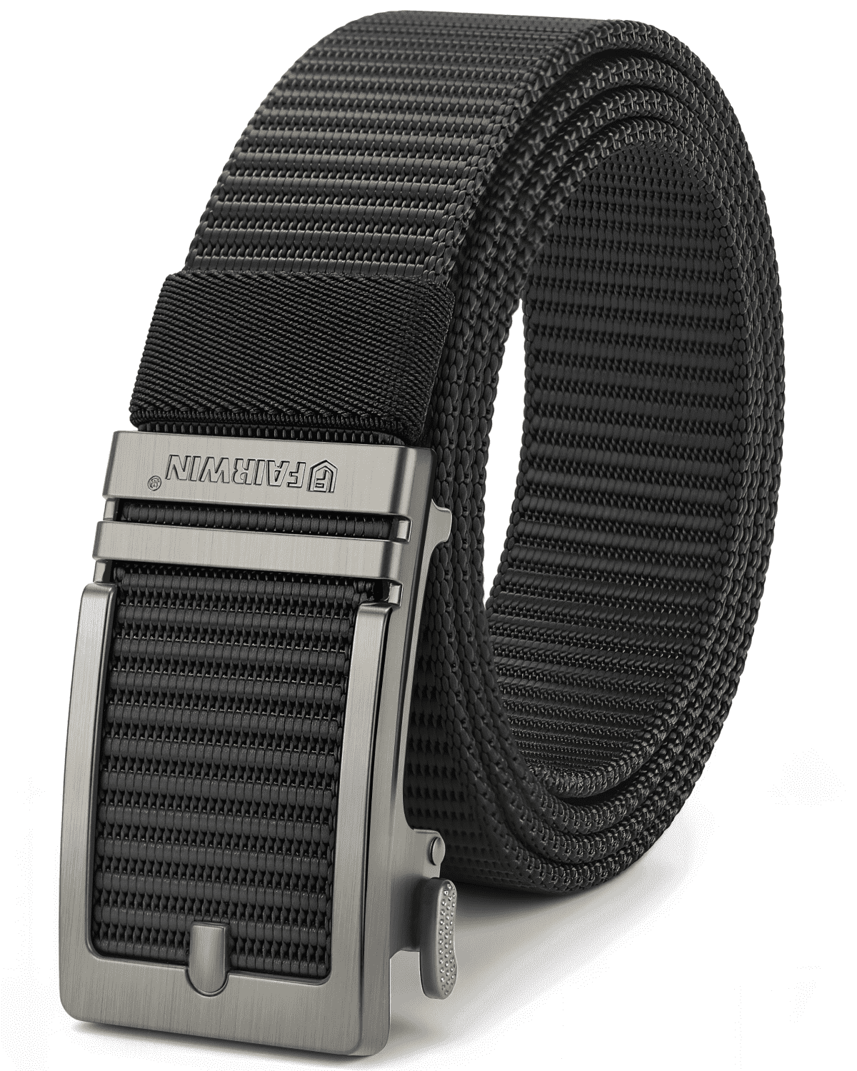 Fairwin Mens Belt Nylon Ratchet Belts Casual Golf Web Belt, Waist 43 ...