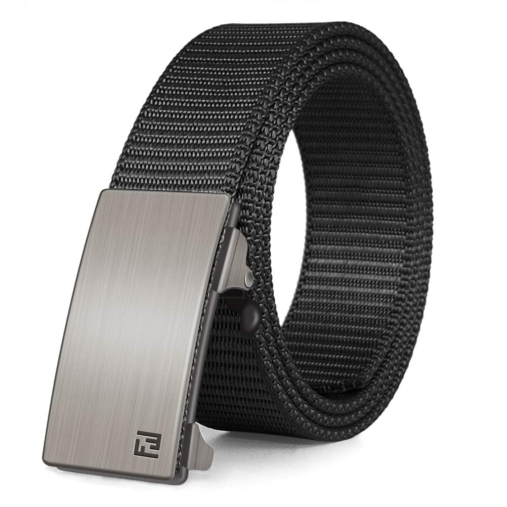 Fairwin Ratchet Belts for Men, 1.25-Inch Nylon Automatic Buckle Belt ...