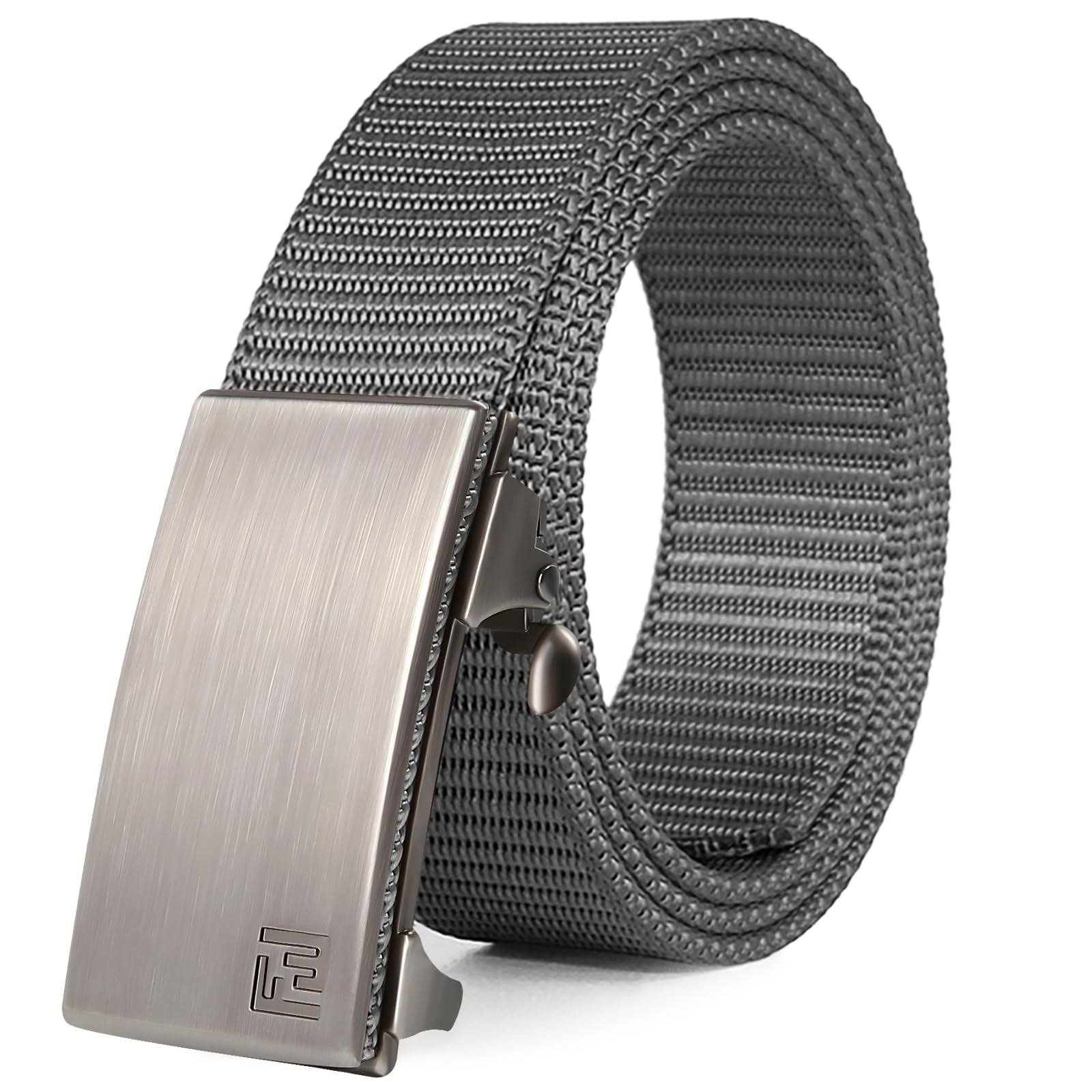 Fairwin Ratchet Belts for Men, 1.25-Inch Nylon Automatic Buckle Belt ...