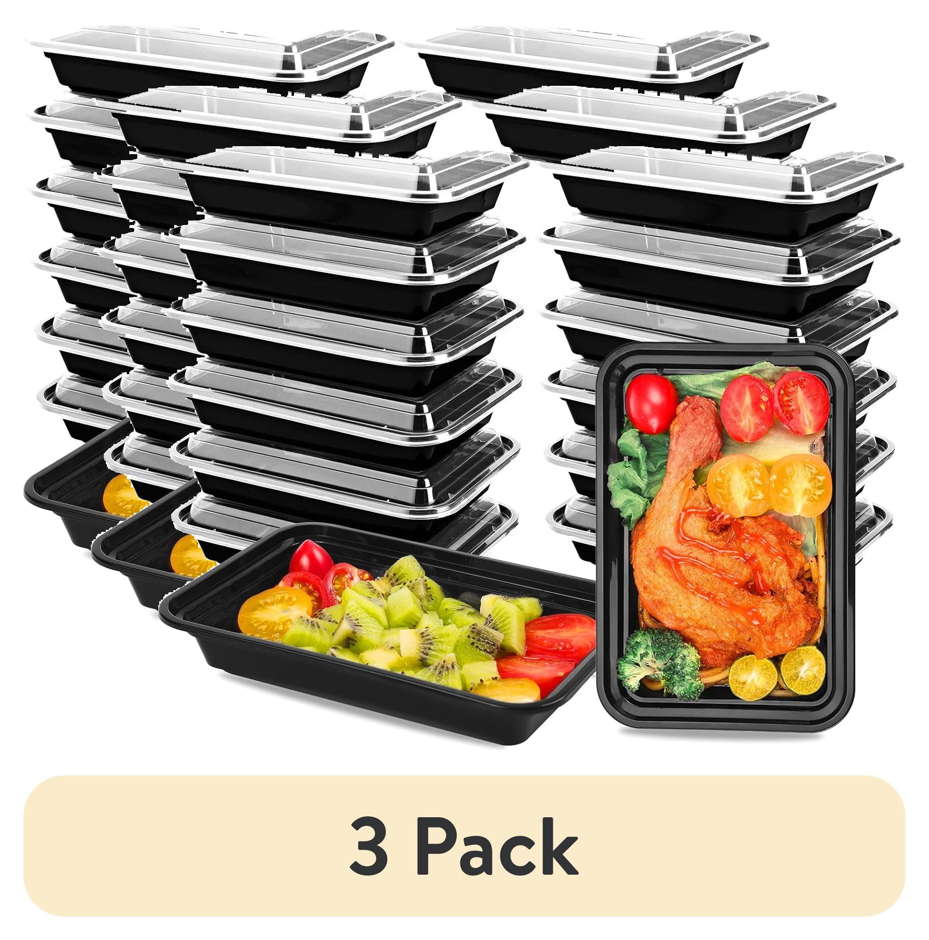 (3 pack) Fairy 15 Pack Meal Prep Containers Reusable, Food Containers ...
