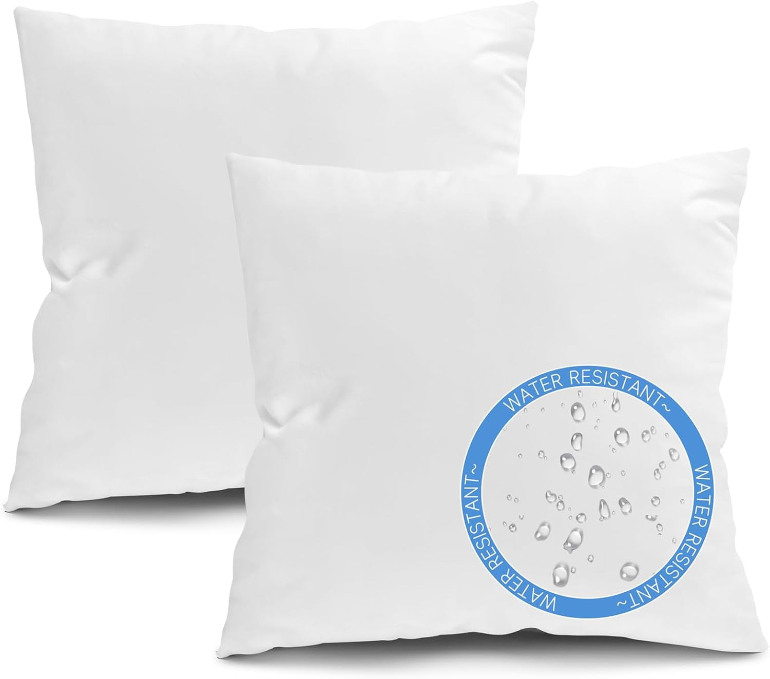 Fairy 22x22 Inches Outdoor Pillow Inserts Set of 2, Waterproof ...