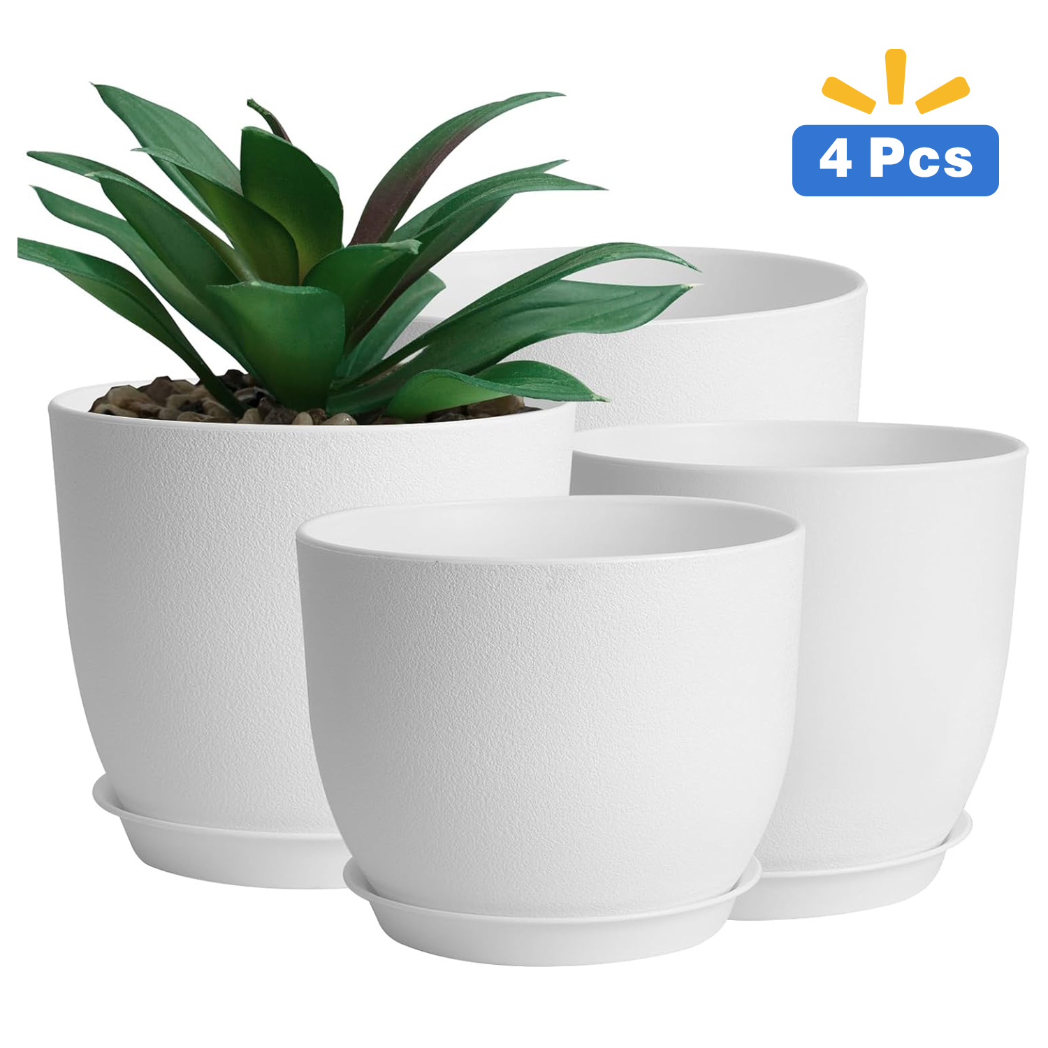 Flower Planter Pot With Sturdy Lip For Transport- Modern Design ...