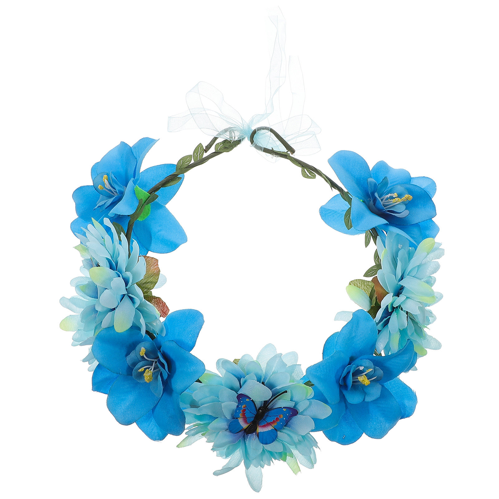 Fairy Accessories for Women Flowers Lapel Fake Bouquet Bride Girl Blue ...