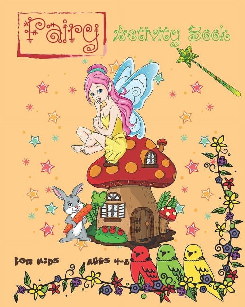 Fairy Activity Book For Kids Ages 4-8: Cute Fairy Activity Book ...