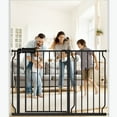 Fairy Baby Extra Wide Baby Safety Gate 29.02"-48.02", Pressure Mounted ...