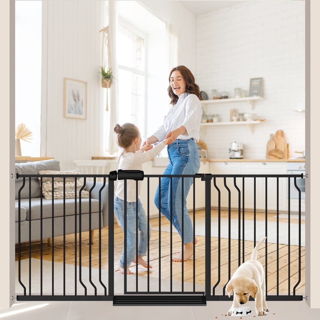 "Fairy Baby Safety Gate, Extra Wide 76-86"", Child and Toddler Easy ...