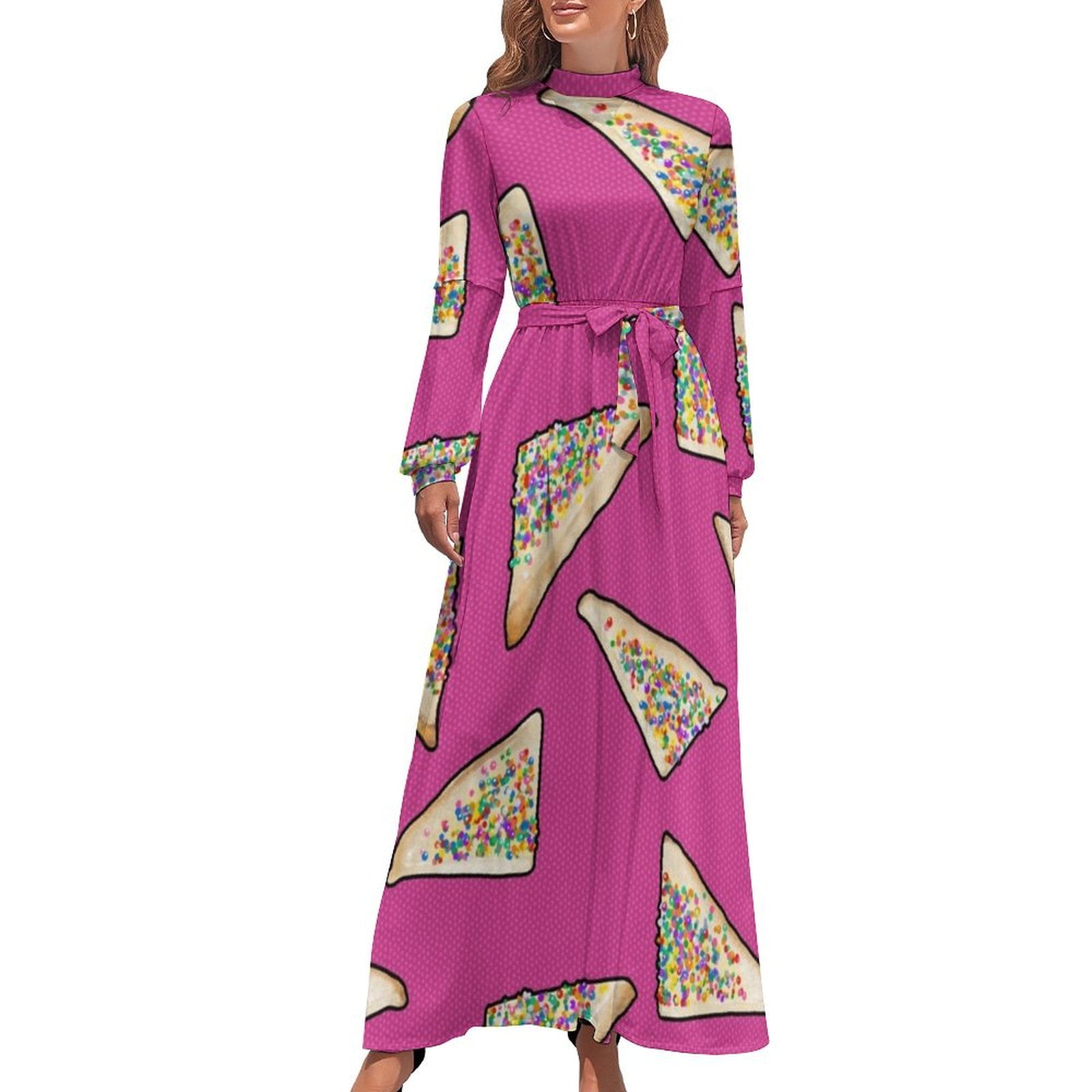 Fairy Bread in Pink Aussie 90s birthday party Long Dress Woman clothes ...