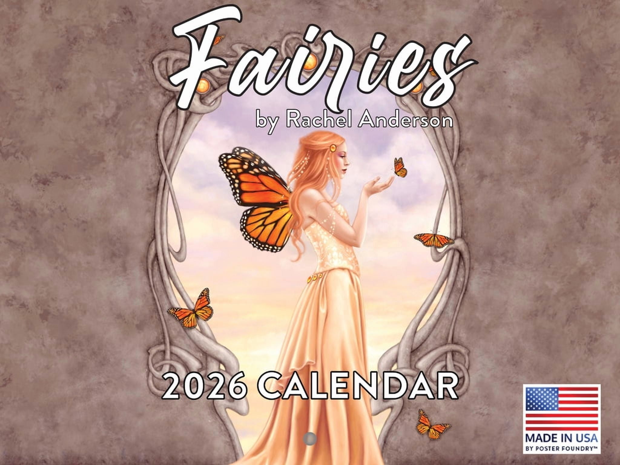 Fairy Calendar 2026 Rachel Anderson Fairies Monthly Wall Calender 12 ...