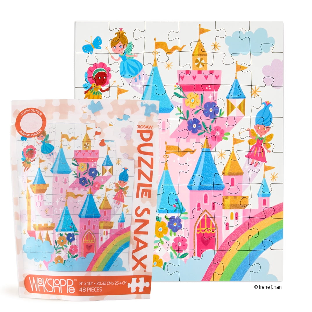 Fairy Castle 48 Piece Kids Puzzle Snax - Walmart.com