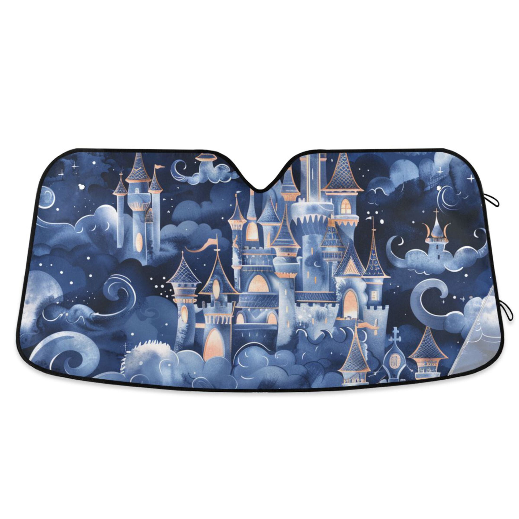 Fairy Castle Car Windshield Sun Shade Reflector Sunshade Foldable for ...