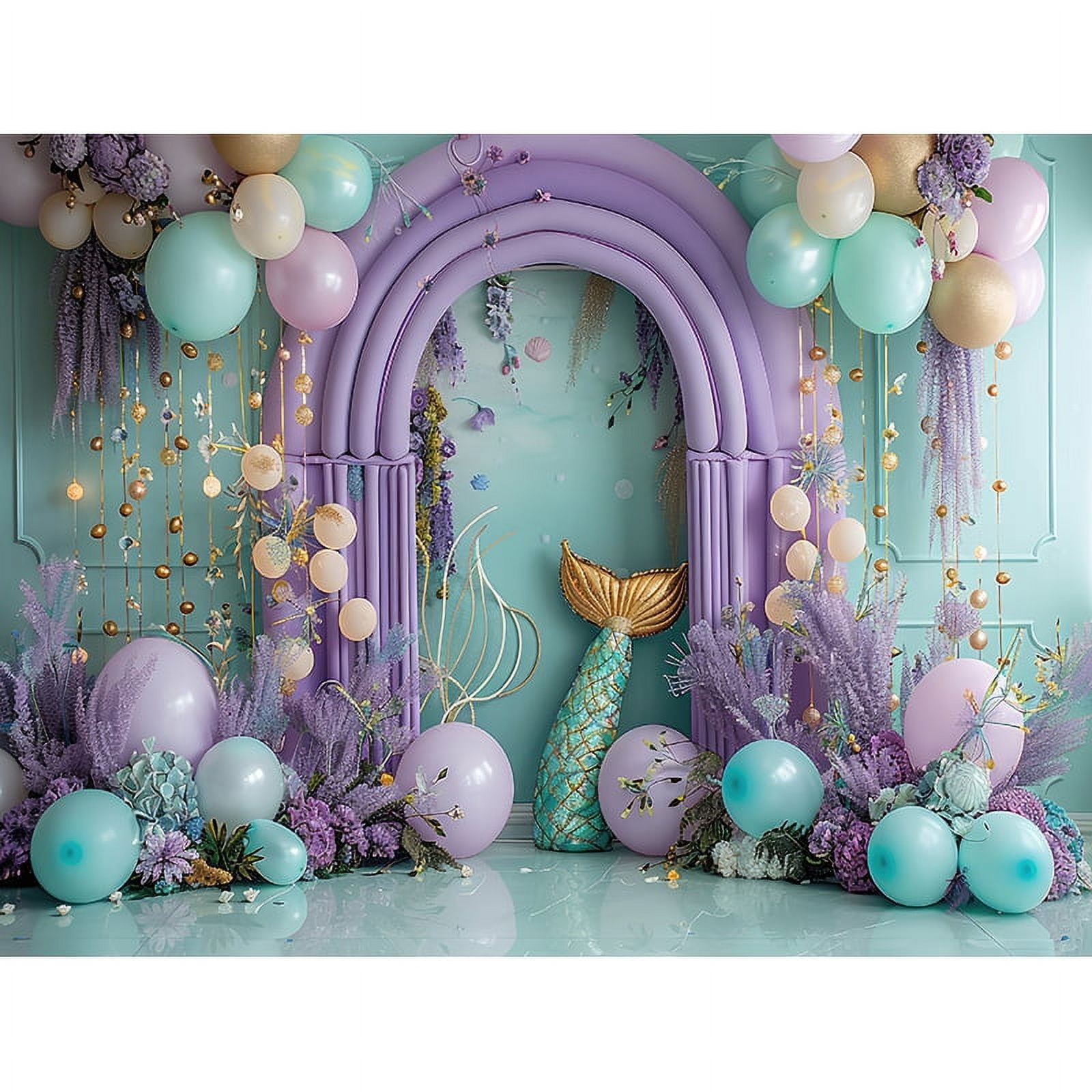 Fairy Castle Mermaid Seashells Circus Tent Photography Backdrops ...