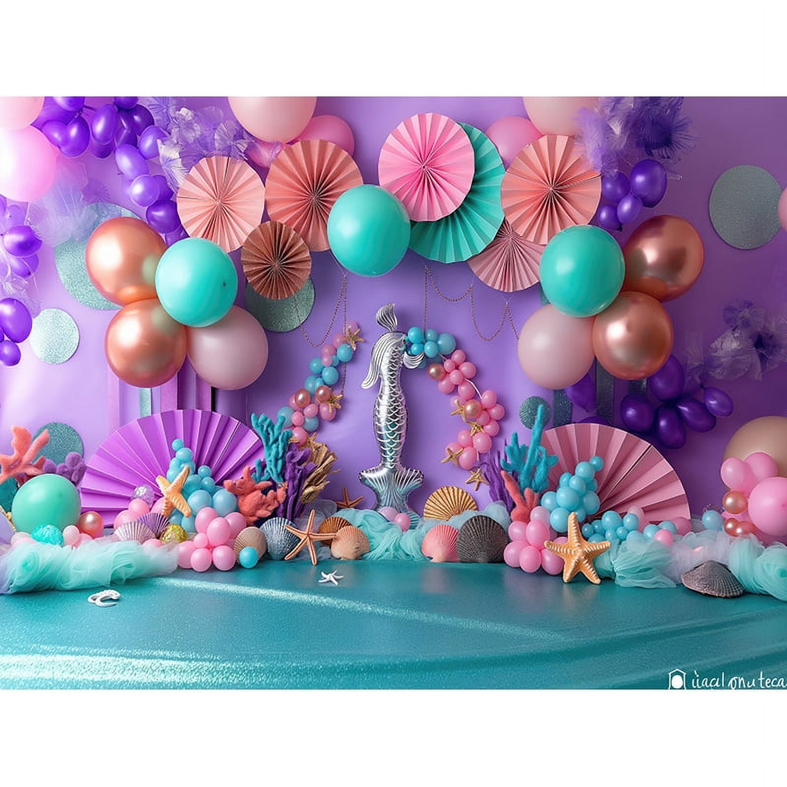 Fairy Castle Mermaid Seashells Circus Tent Photography Backdrops ...