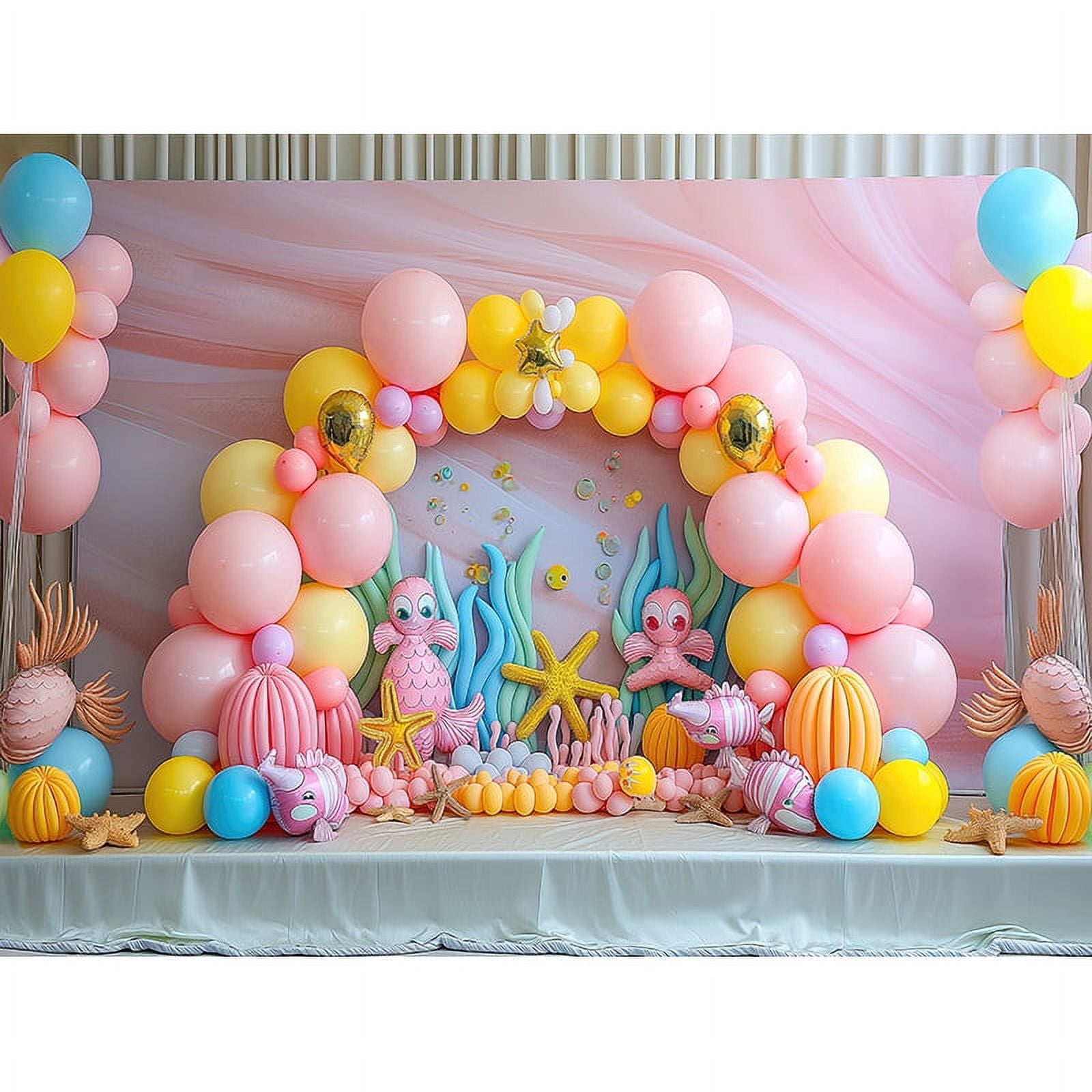 Fairy Castle Mermaid Seashells Circus Tent Photography Backdrops ...