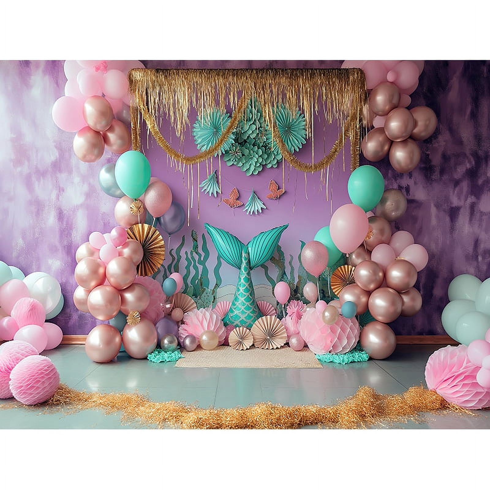 Fairy Castle Mermaid Seashells Circus Tent Photography Backdrops ...
