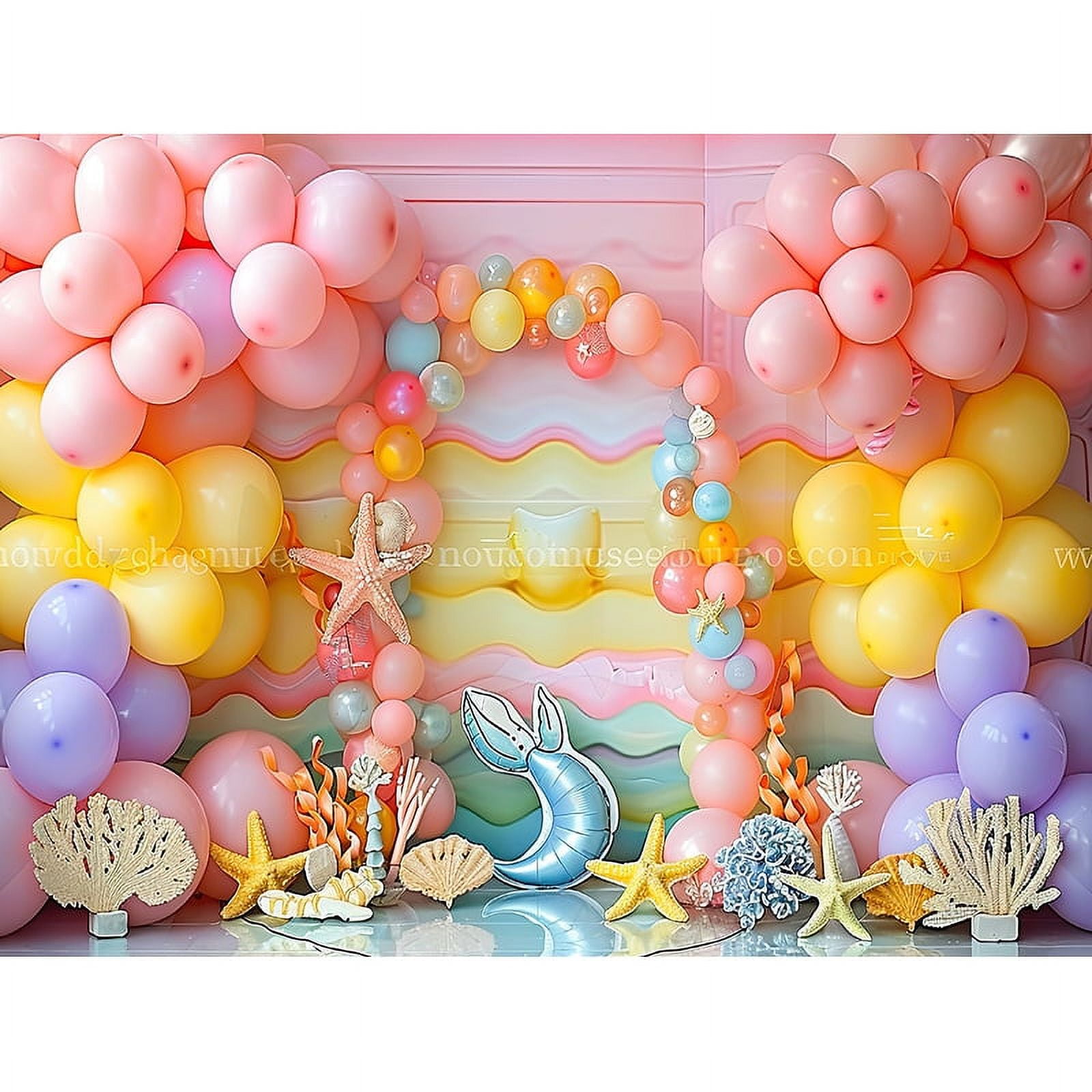 Fairy Castle Mermaid Seashells Circus Tent Photography Backdrops ...