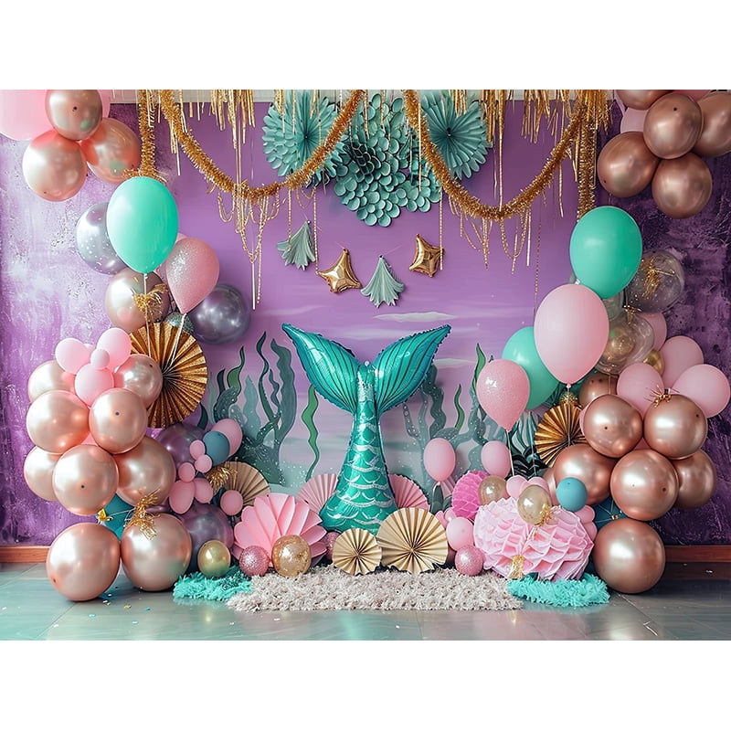 Fairy Castle Mermaid Seashells Circus Tent Photography Backdrops ...