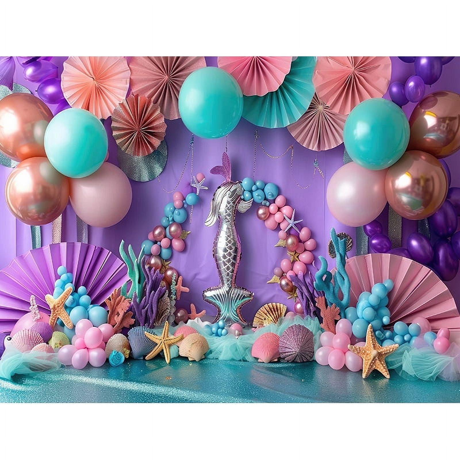Fairy Castle Mermaid Seashells Circus Tent Photography Backdrops ...