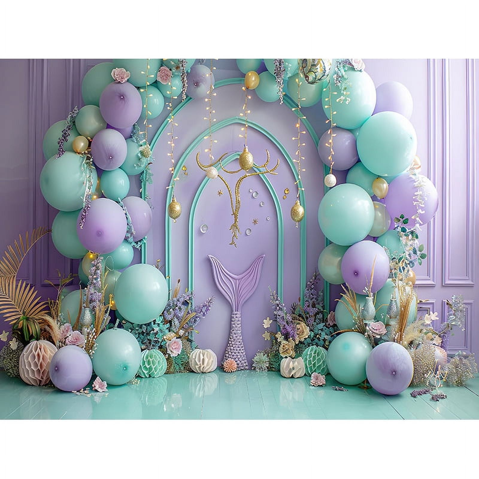 Fairy Castle Mermaid Seashells Circus Tent Photography Backdrops ...