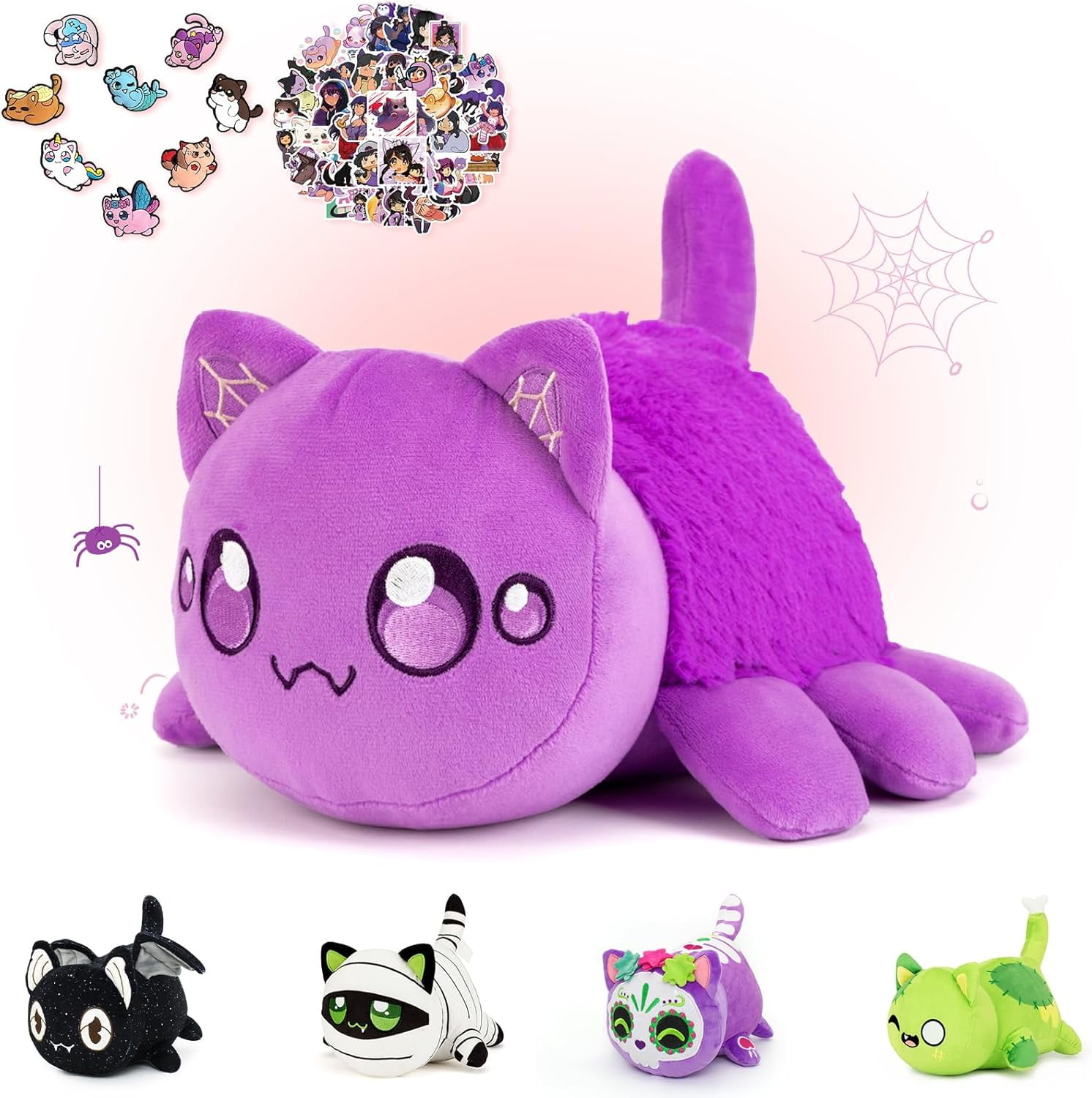 Fairy Cat Plush Cute Kawaii Cat Plush Collection 100% Polyester Plushie ...
