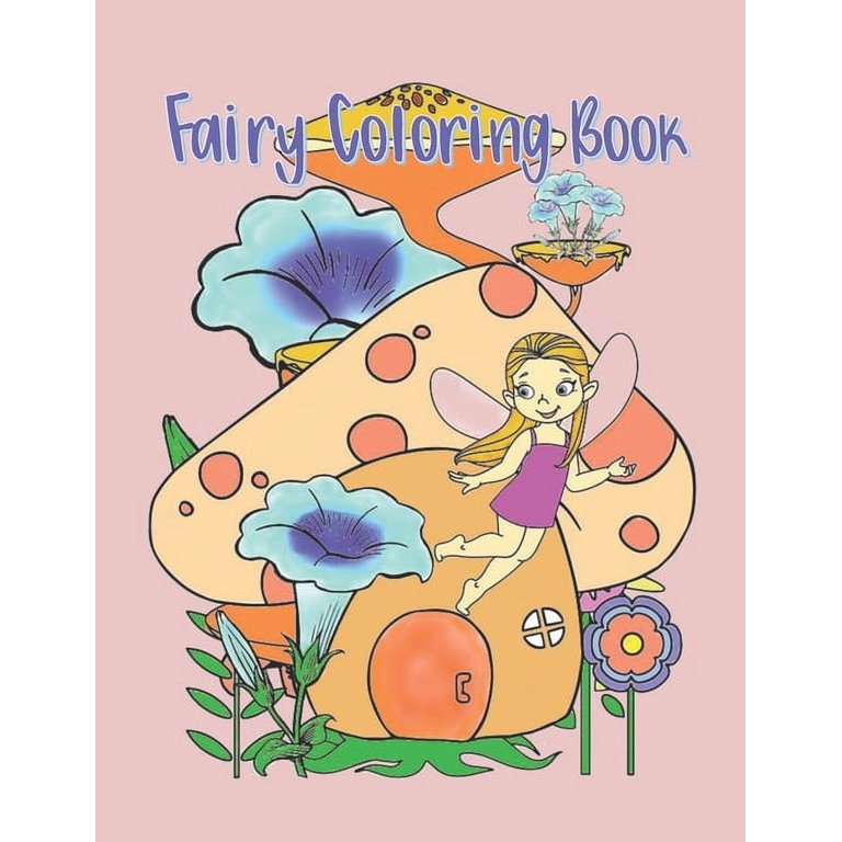 magical fairy coloring book