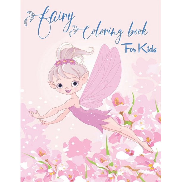 cute fairy coloring book