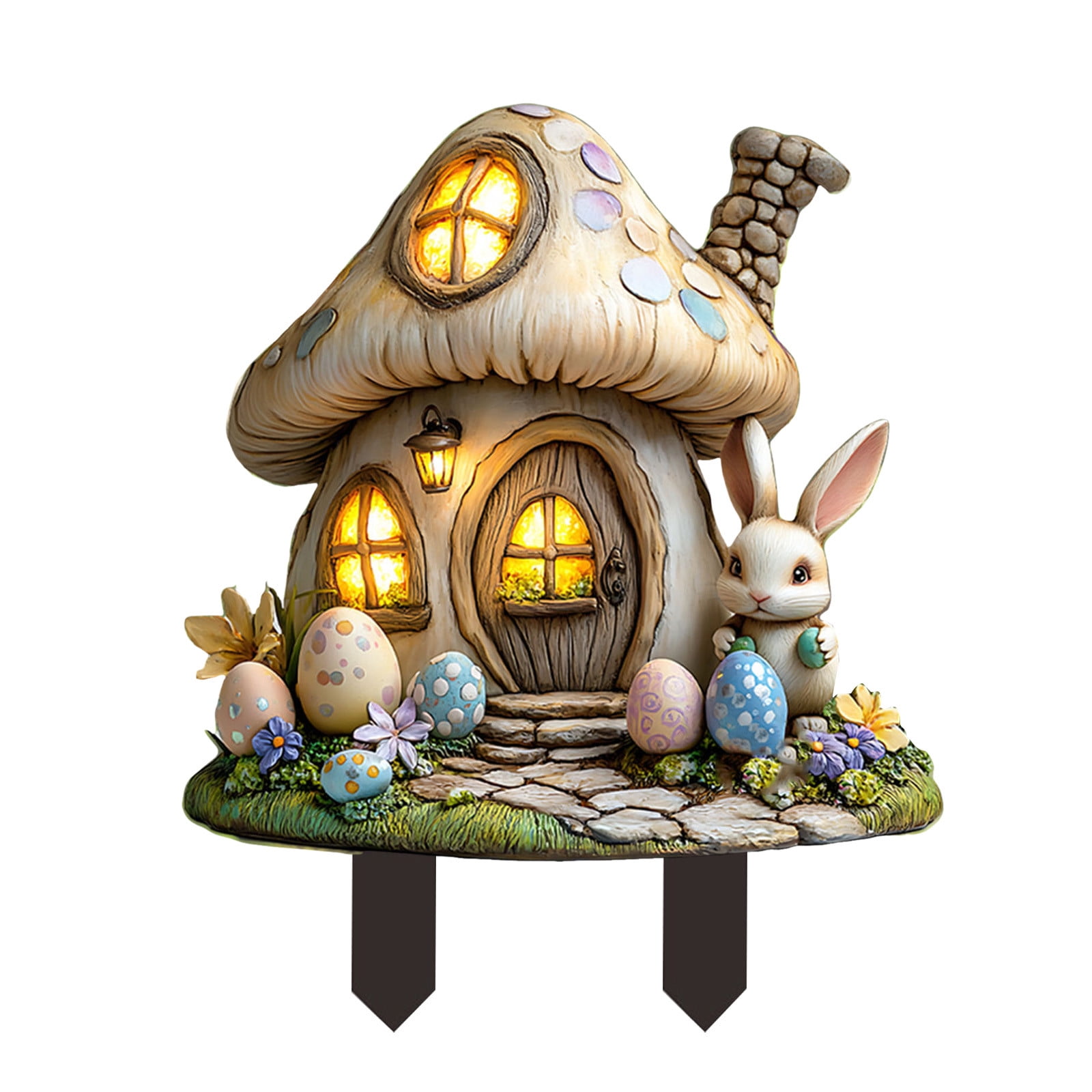 Fairy Cottage With 2D Acrylic Garden Patio Planter Decorations ...