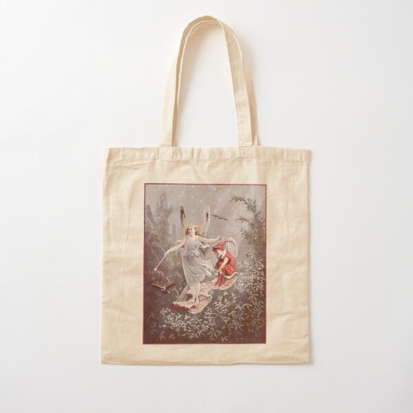 Fairy, Fairies, Fairycore, Cottagecore, Elf, Elves, Vintage Canvas Tote ...