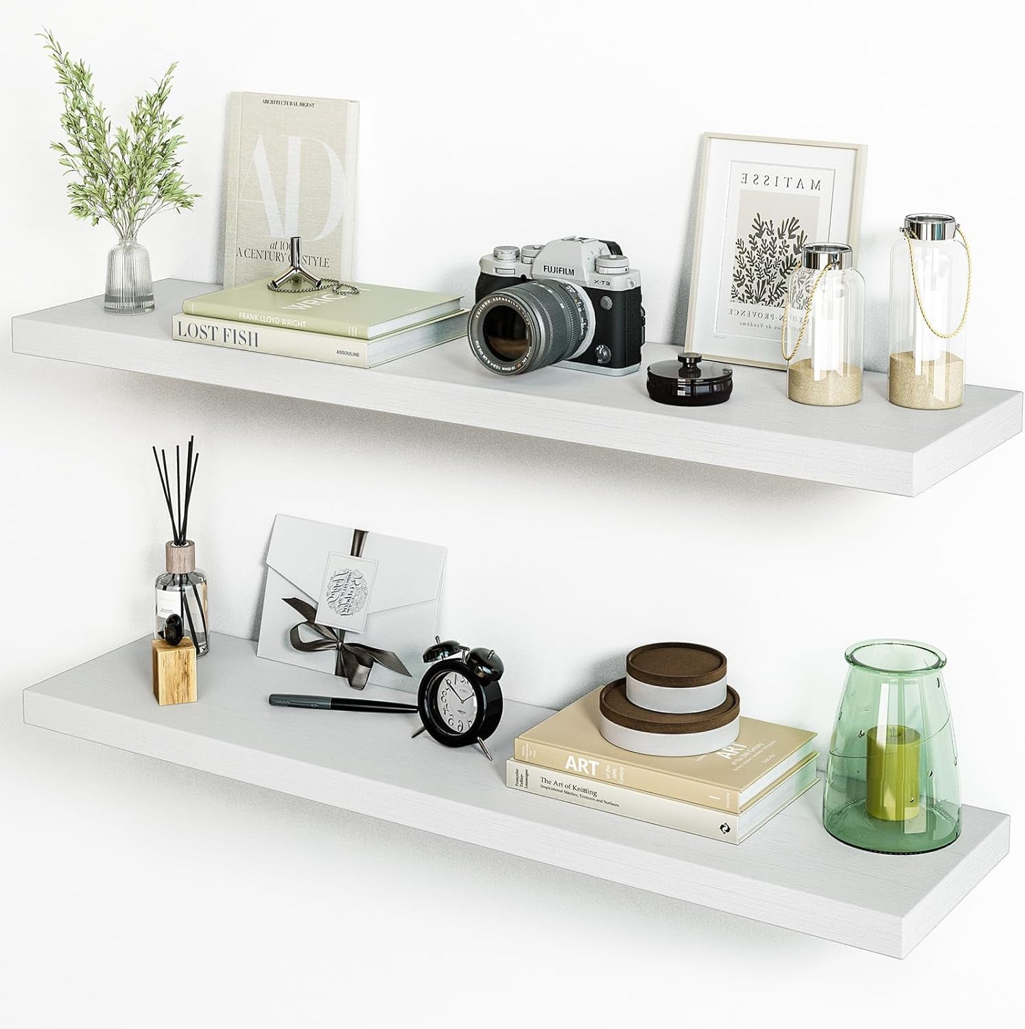 Fairy Floating Shelves, Large Bathroom Decor Wall Shelves, Extra Long ...