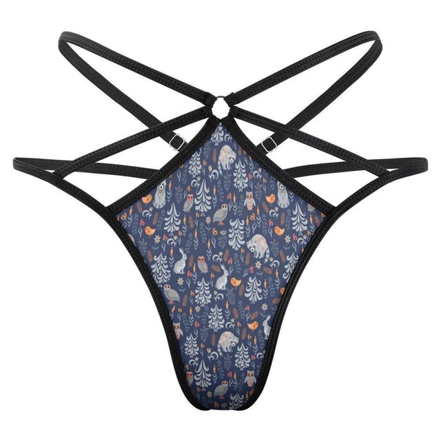 Fairy Forest with Animals And Birds. Raccoons, Owls, Bunnies And Little ...