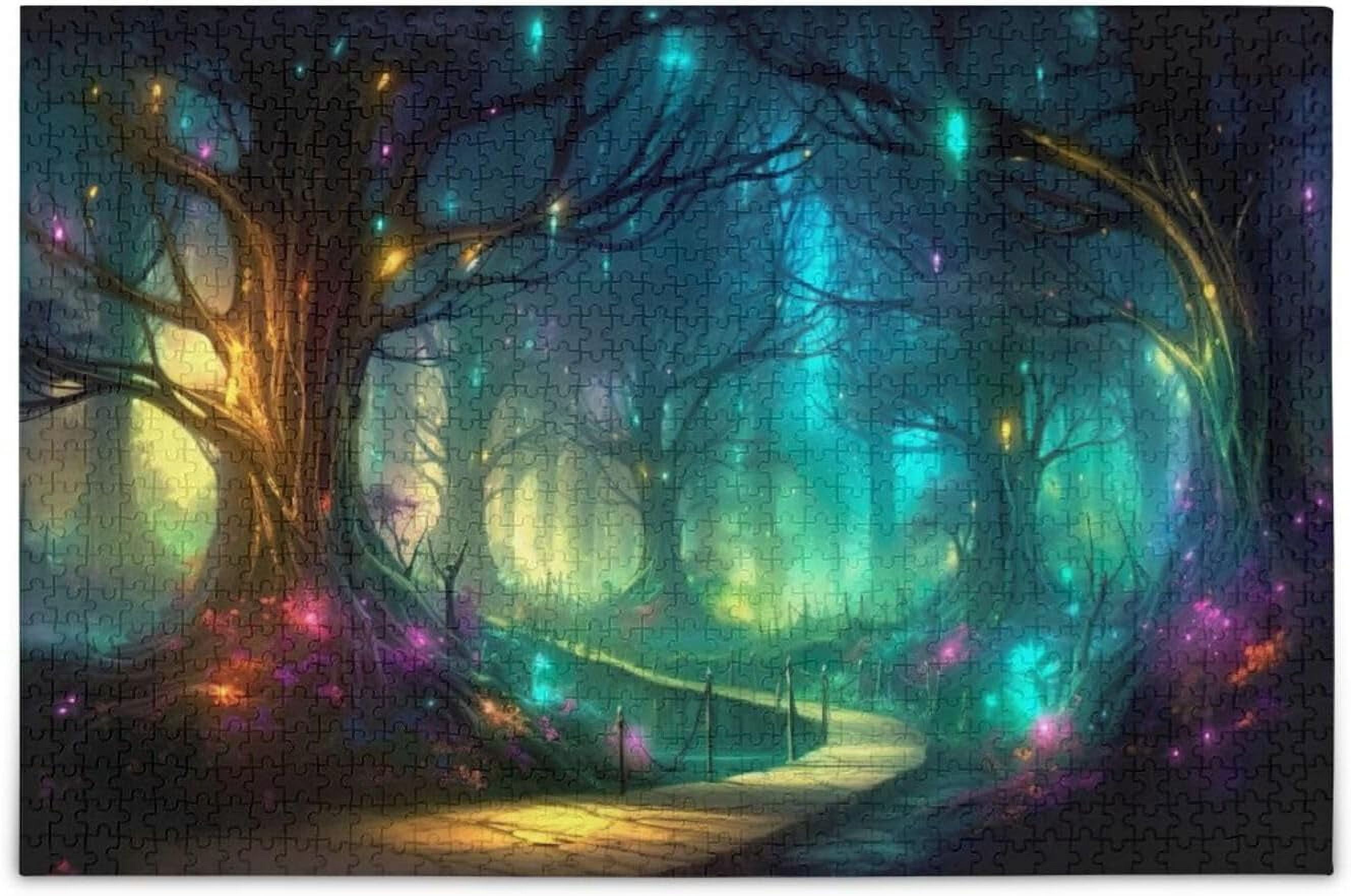 Fairy Forest Jigsaw Puzzles for Adults 1000 Pieces, Die-Cut Puzzle ...