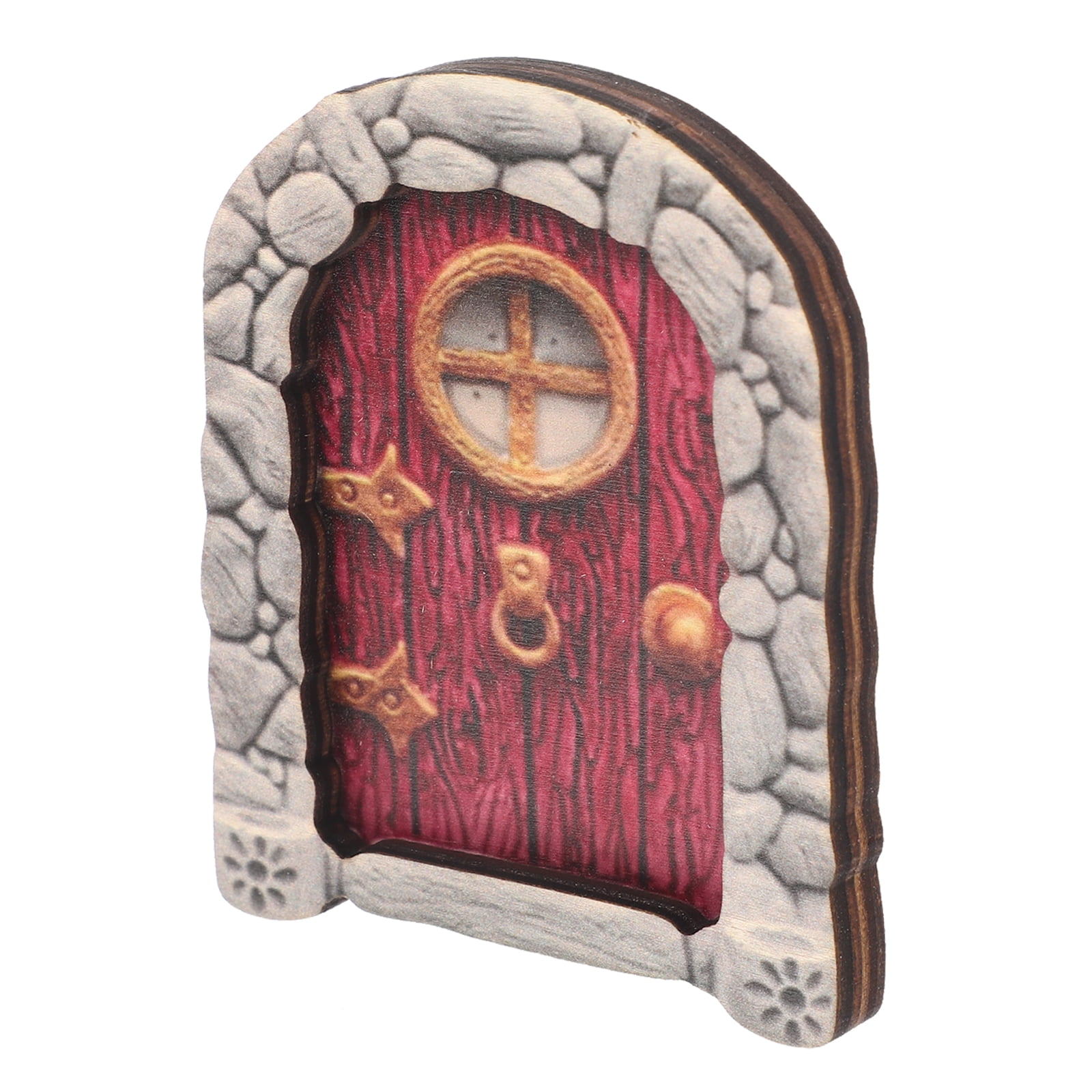 Fairy Garden Gate Statue House Door Decoration Outdoor - Walmart.com