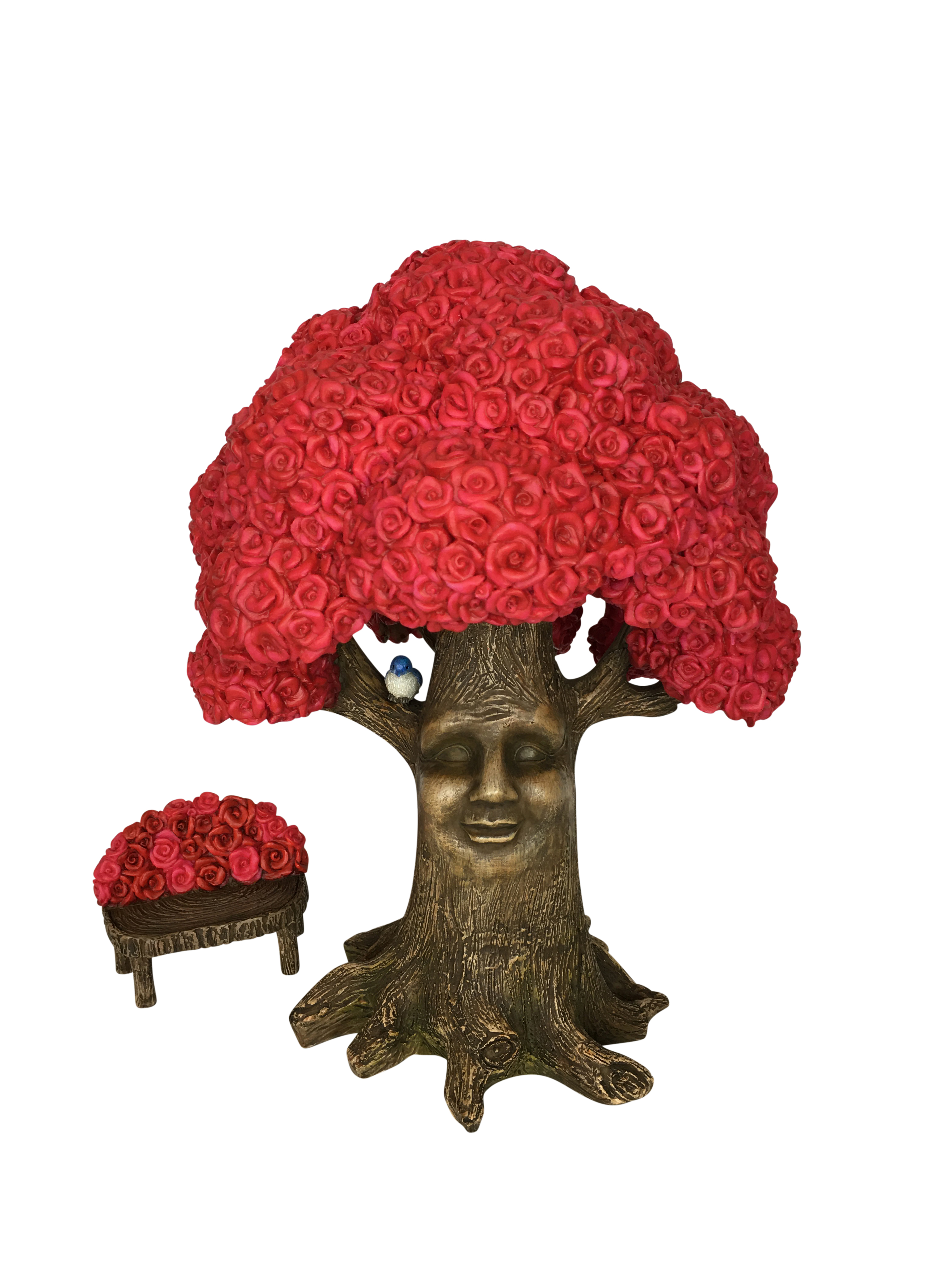 Fairy Garden Miniature Tree: Mrs. Rose The Pink Rose Tree of Azar (9 ...