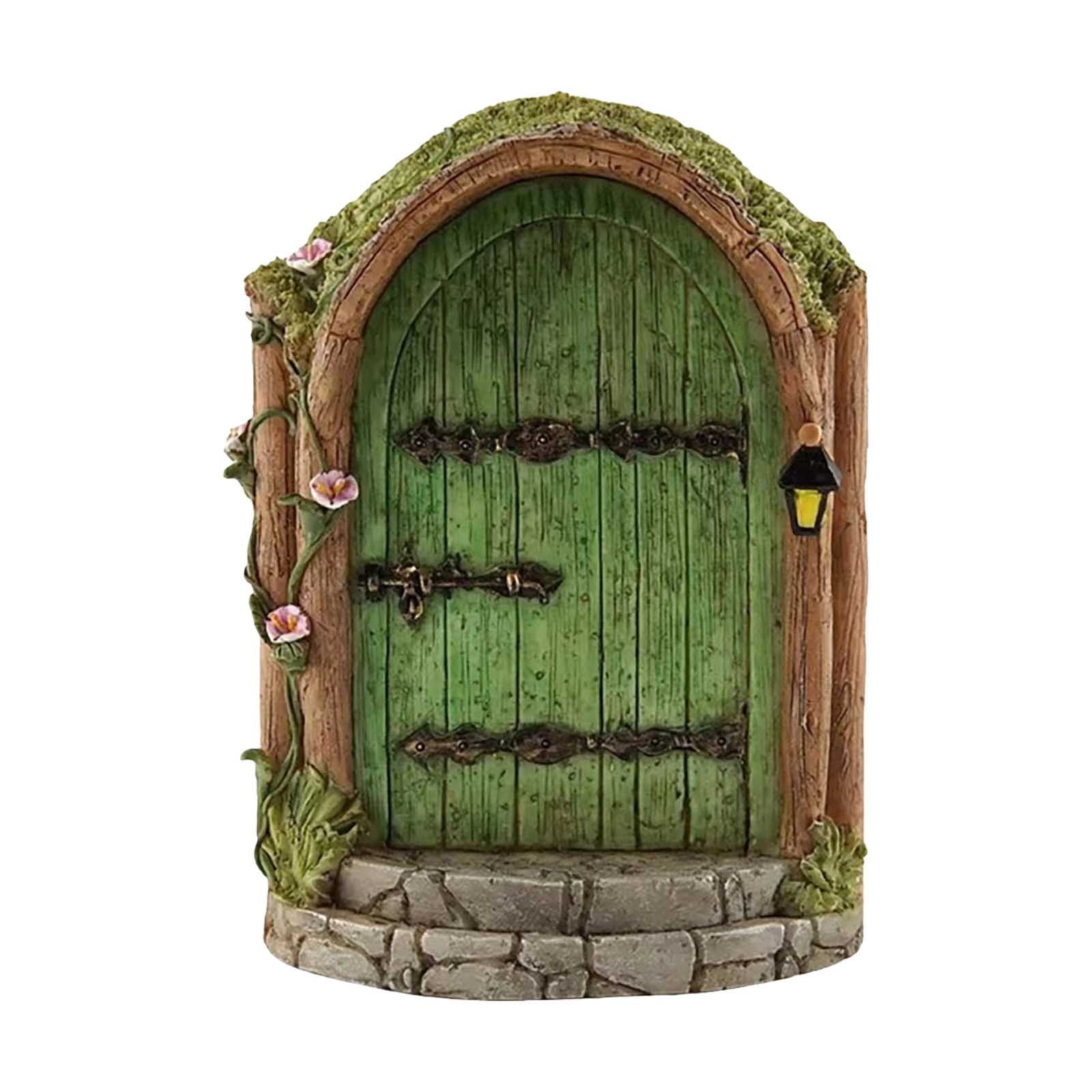 Fairy Gate Garden Ornament - A Wooden Fairy Door Filled with Nature's ...