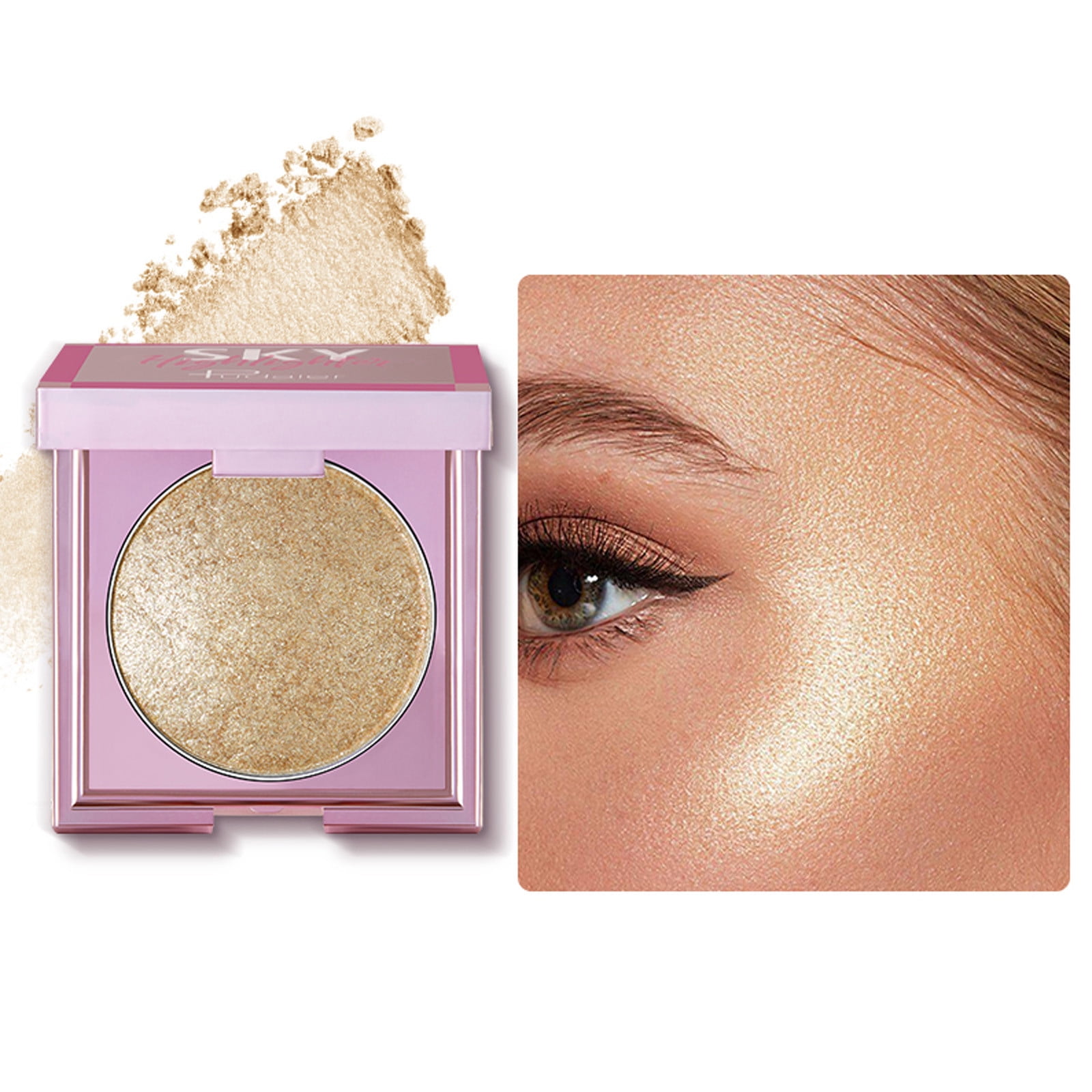 Fairy Glow Powder Glow Foundation Highlighter Brightening Face and Body ...