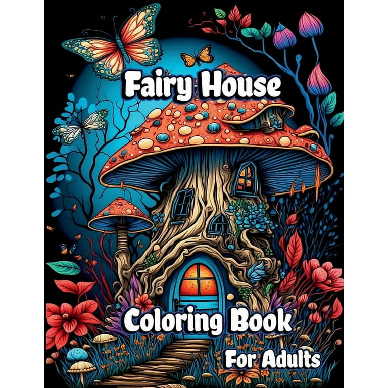 whimsical houses coloring pages