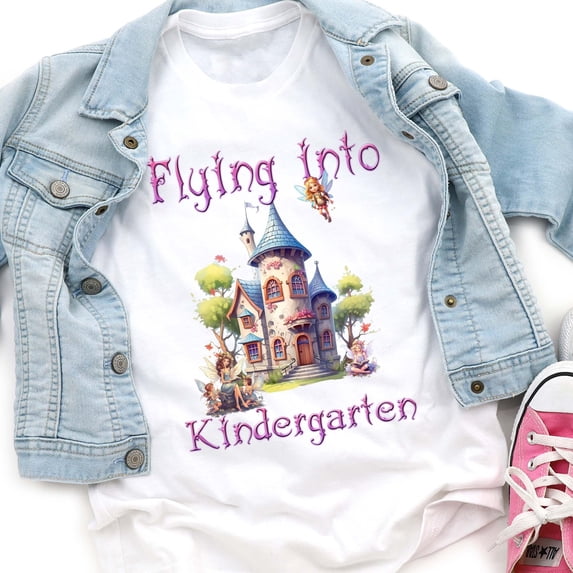 Fairy Kindergarten Shirt Girlsamp39 First Day of School TShirt ...