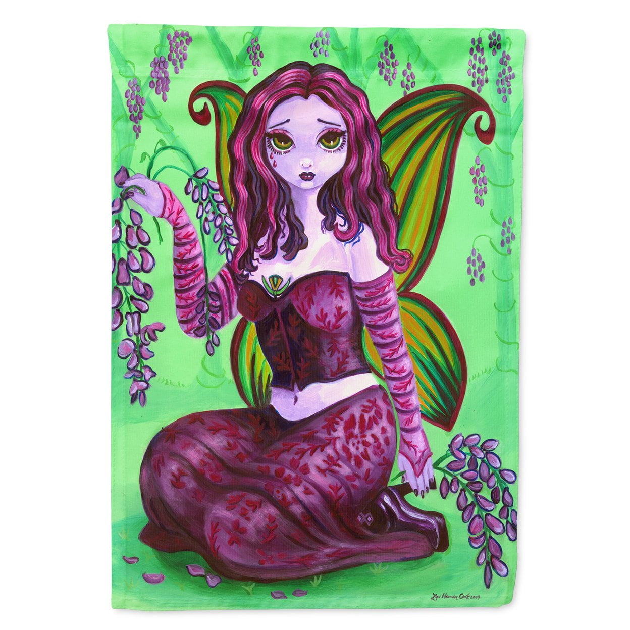 Fairy Lady Wisteria Garden Flag - Walmart Business Supplies