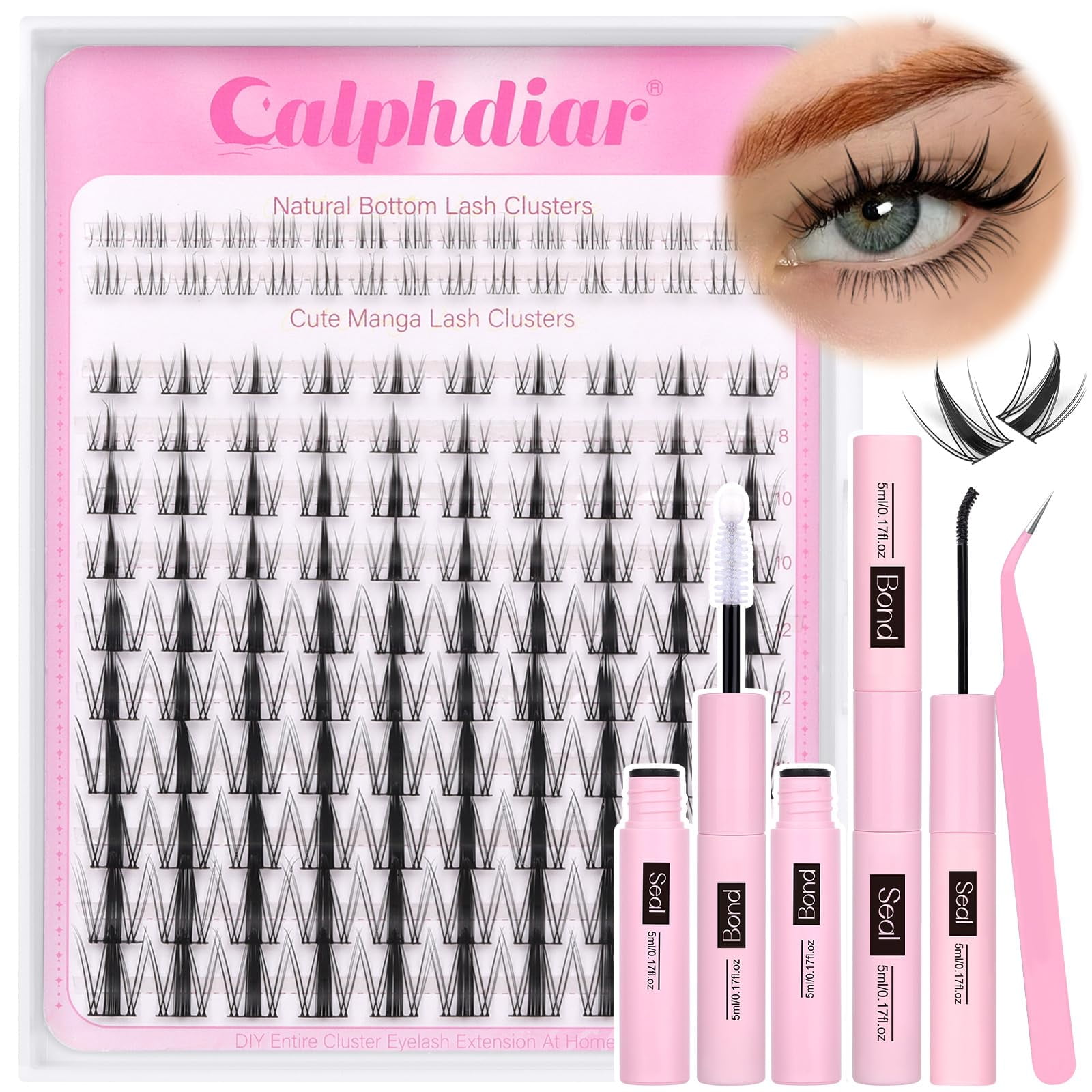 Fairy Lash Kit SSF20 8-16mm Manga Eyelash with 5-6mm Bottom Lashes C ...