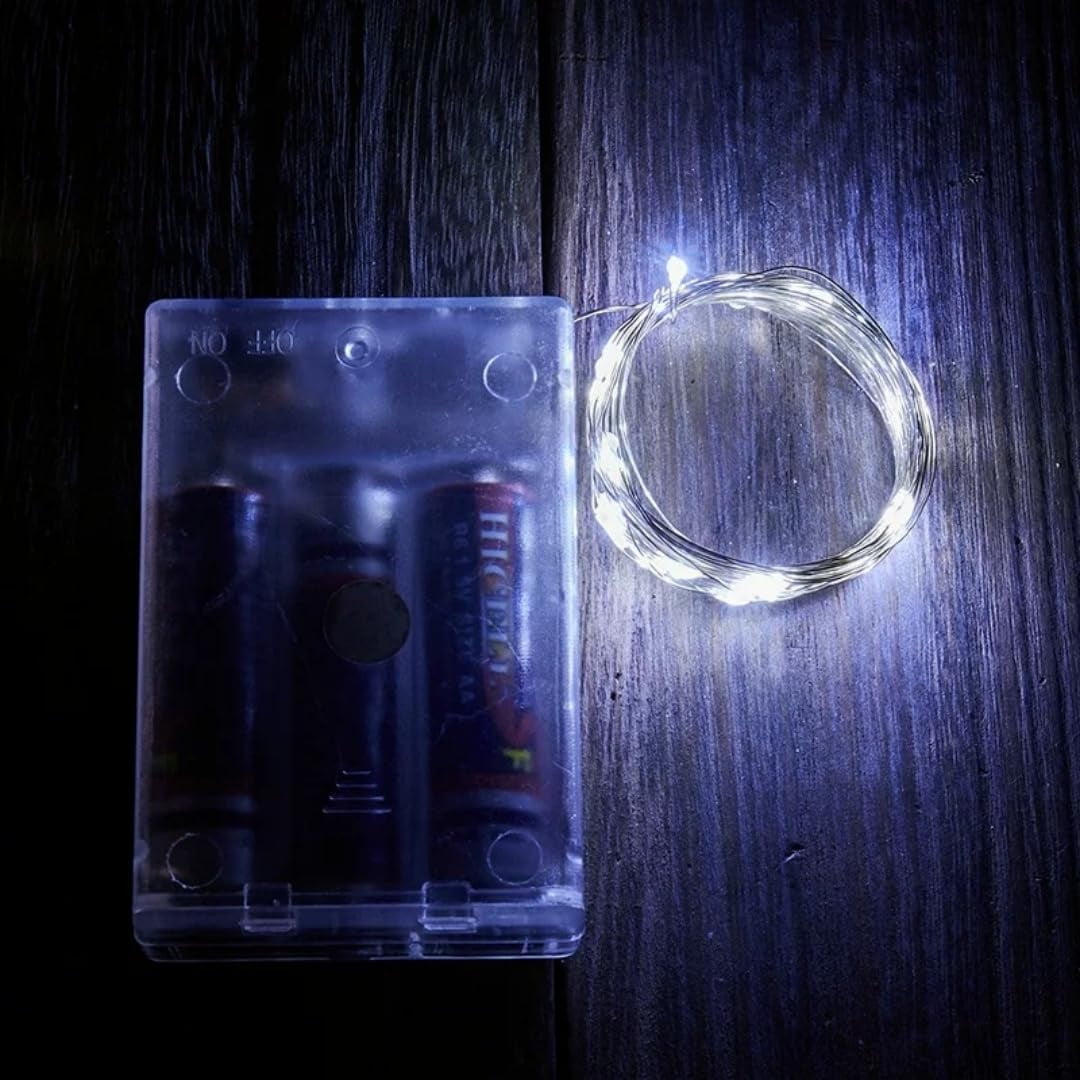 Fairy Lights Battery Operated，16FT/50LED, Mini String Lights Battery ...