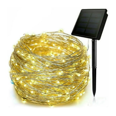 23ft 50 LED Solar Flower String Lights, Outdoor Cherry Blossoms Solar ...