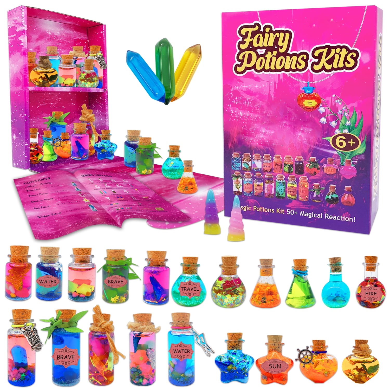 Fairy Magic Potions Kit, Crafts for Kids Age 6-12, Gift for Christmas ...