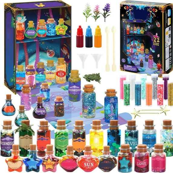 Fairy Magic Potions Kit for Kids,Upgraded 22 DIY Mixed Magic Wizard ...