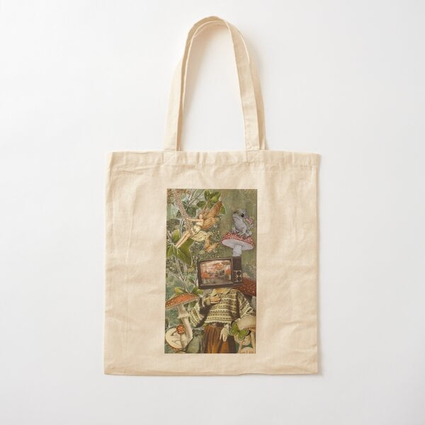 Fairy, Mushroom, Toads, Frog, Cottagecore, Collage, Wallpaper, Leaves ...