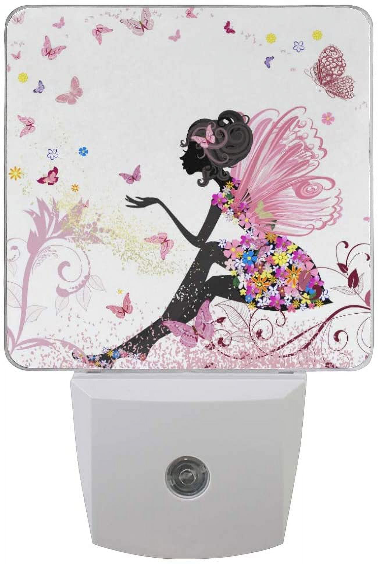 Fairy Night Light Butterfly Fairytopia Forest Plug-in LED Night Lamp ...