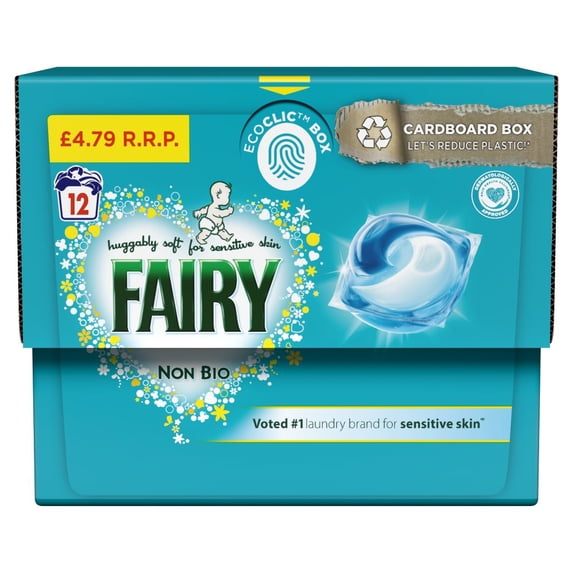 Fairy Non Bio PODS® 12 Washes (pack of 4) - Walmart.com
