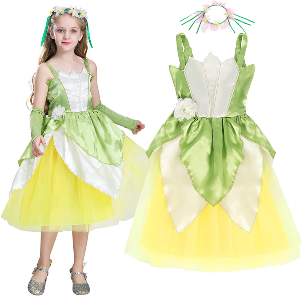 Fairy Princess Dress Costume For Little Girls Fancy Birthday Dress Up Halloween Outfit - Walmart.com