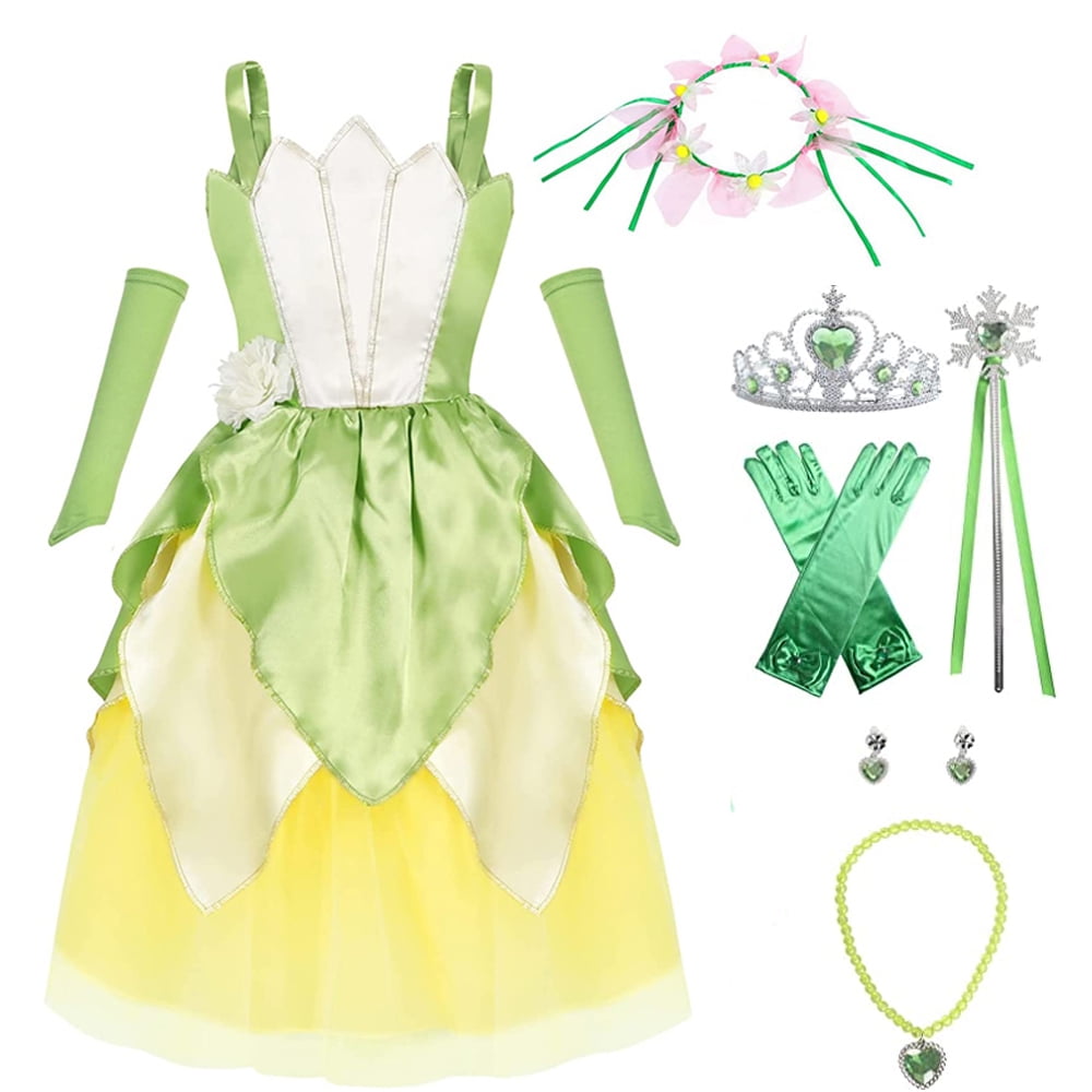 Fairy Princess Dress Costume For Little Girls Fancy Birthday Dress Up Halloween Outfit - Walmart.com