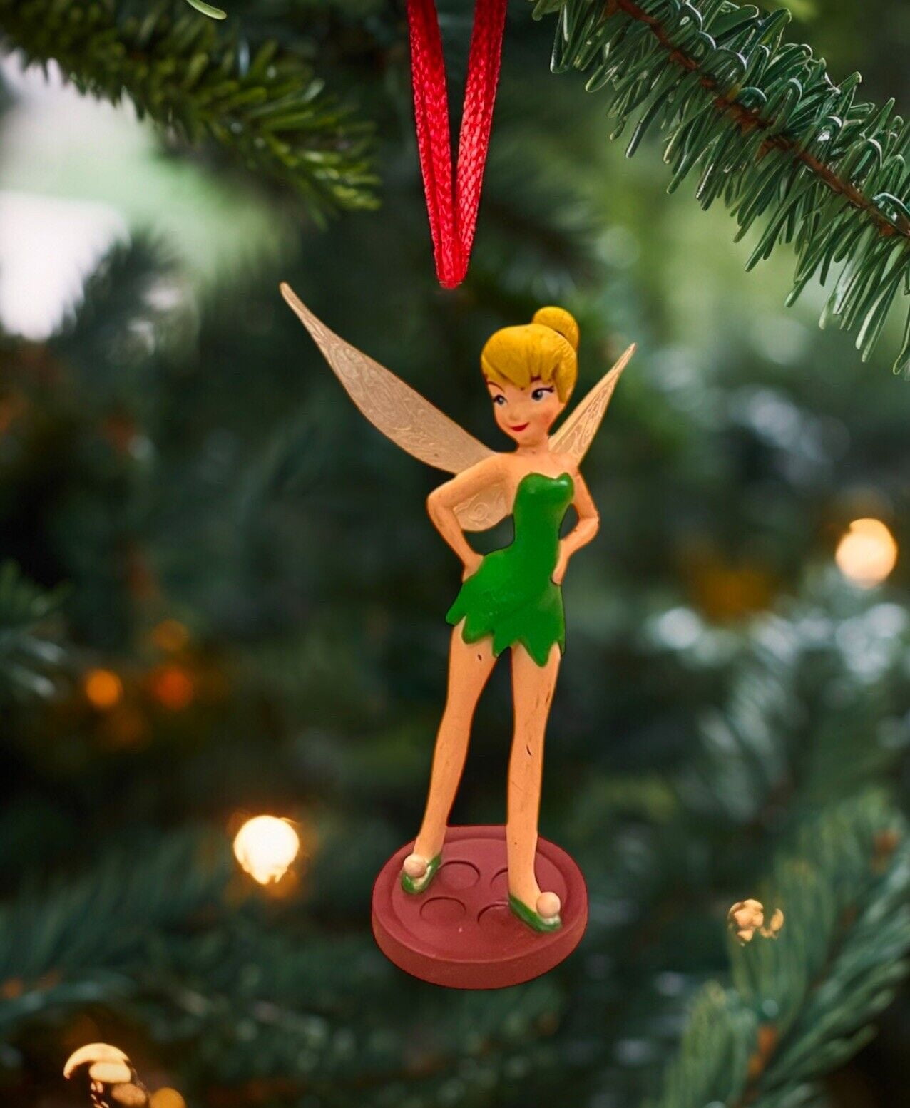 Fairy Princess Tinkerbell Tinker Bell Ornament PVC Figure Figurine ...
