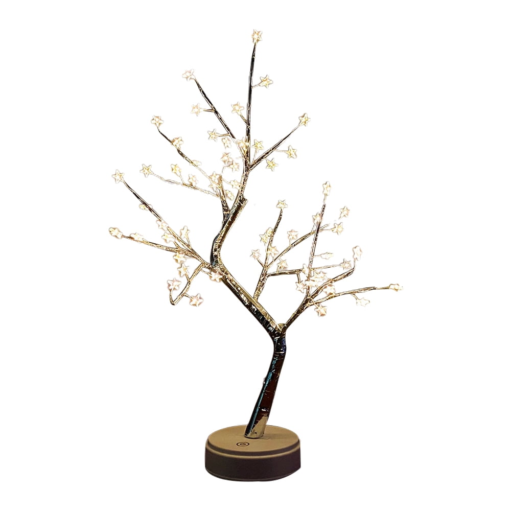Fairy Sparkly Tree Lamp, DIY Bonsai Artificial Tree Night Lights, Fairy ...