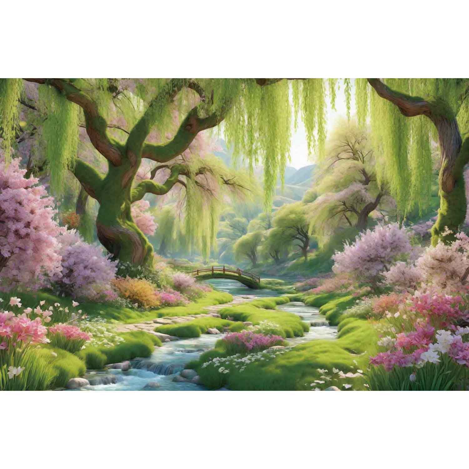 Fairy Spring Cherry Blossom Backdrop Birthday ration Photography ...
